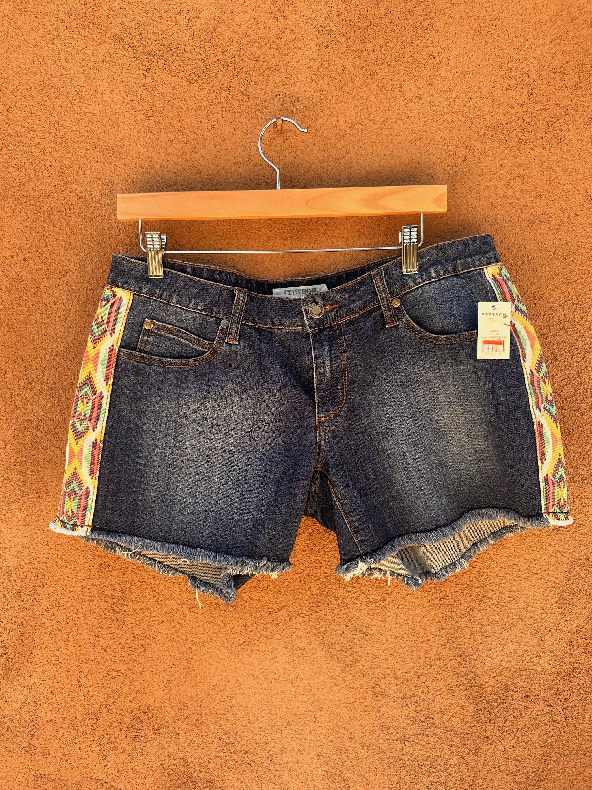 Stetson Denim Booty Shorts 10 Desert Moss Vintage