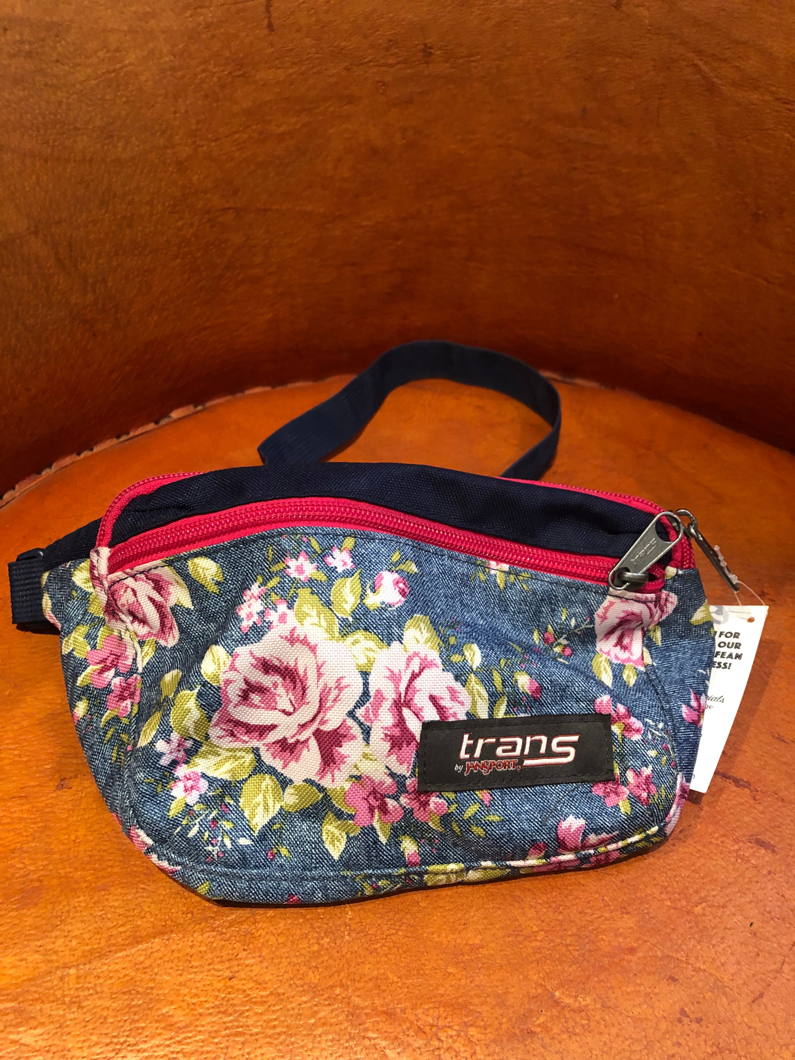 Vintage Floral "Denim" Jansport Trans Fannypack – DESERT MOSS VINTAGE