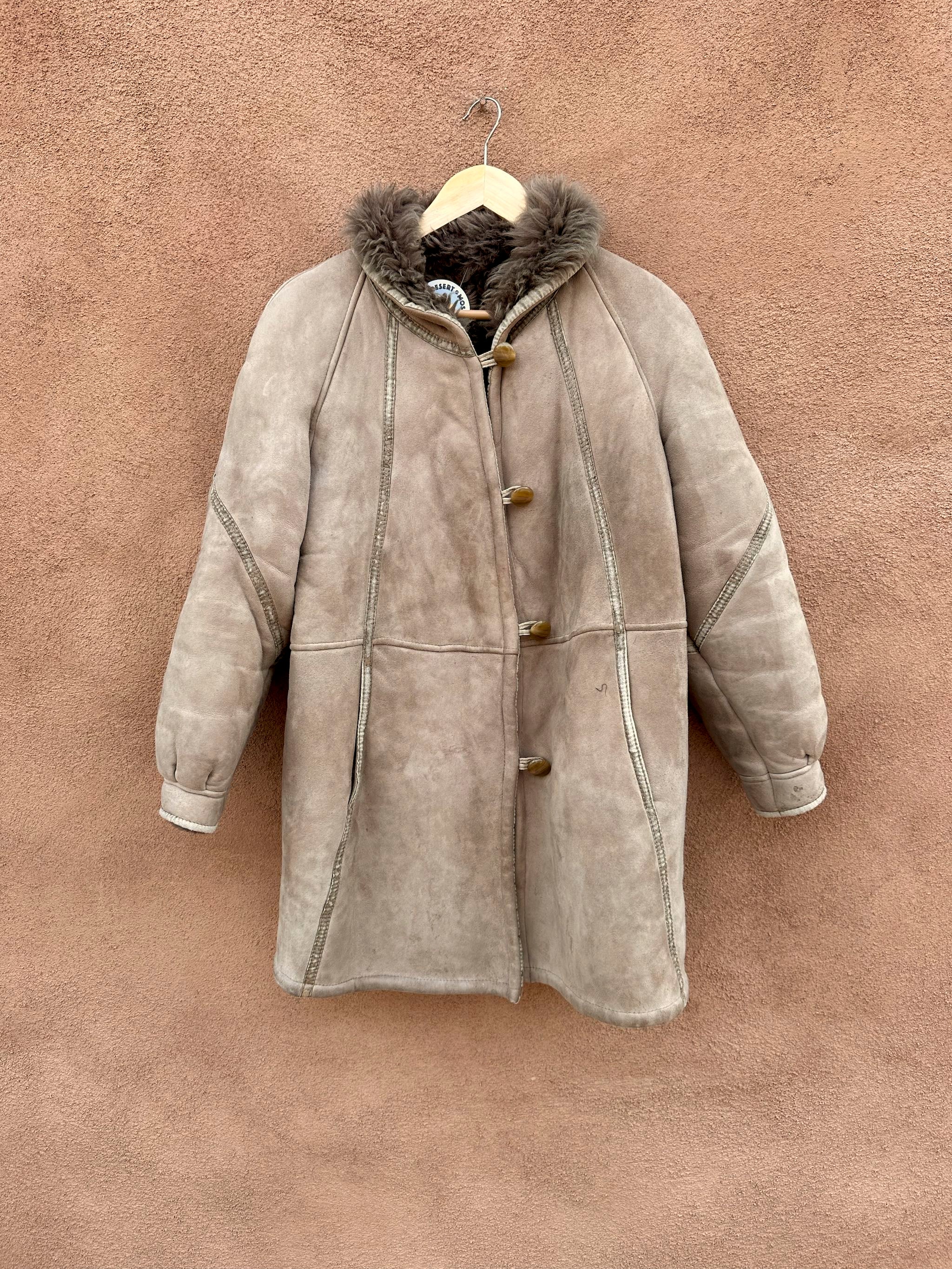Vintage Shearling Jacket with Long Shearling Liner - as is – DESERT ...