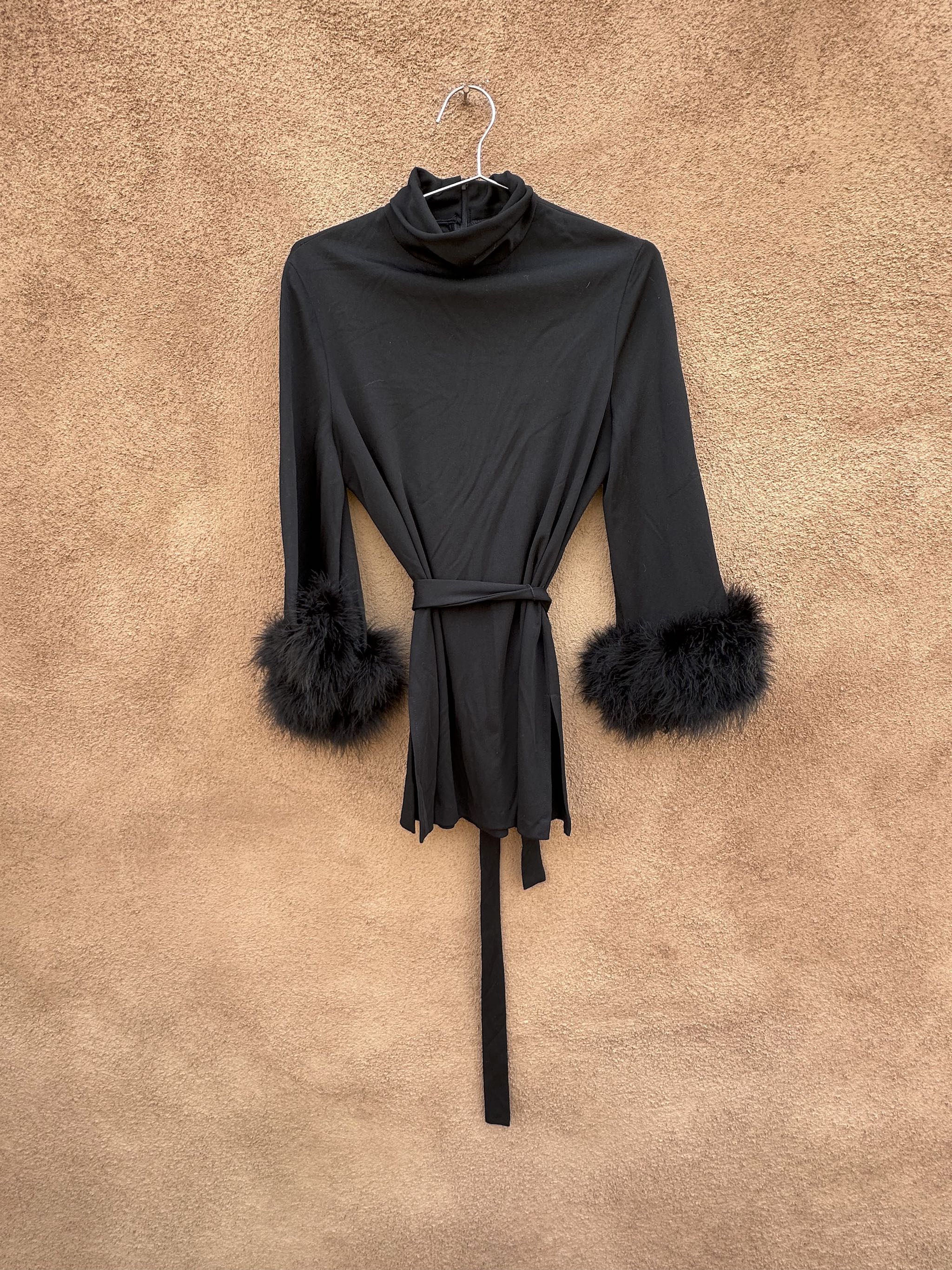 Vintage Black Edith Flagg 1960's Belted Blouse – DESERT MOSS VINTAGE