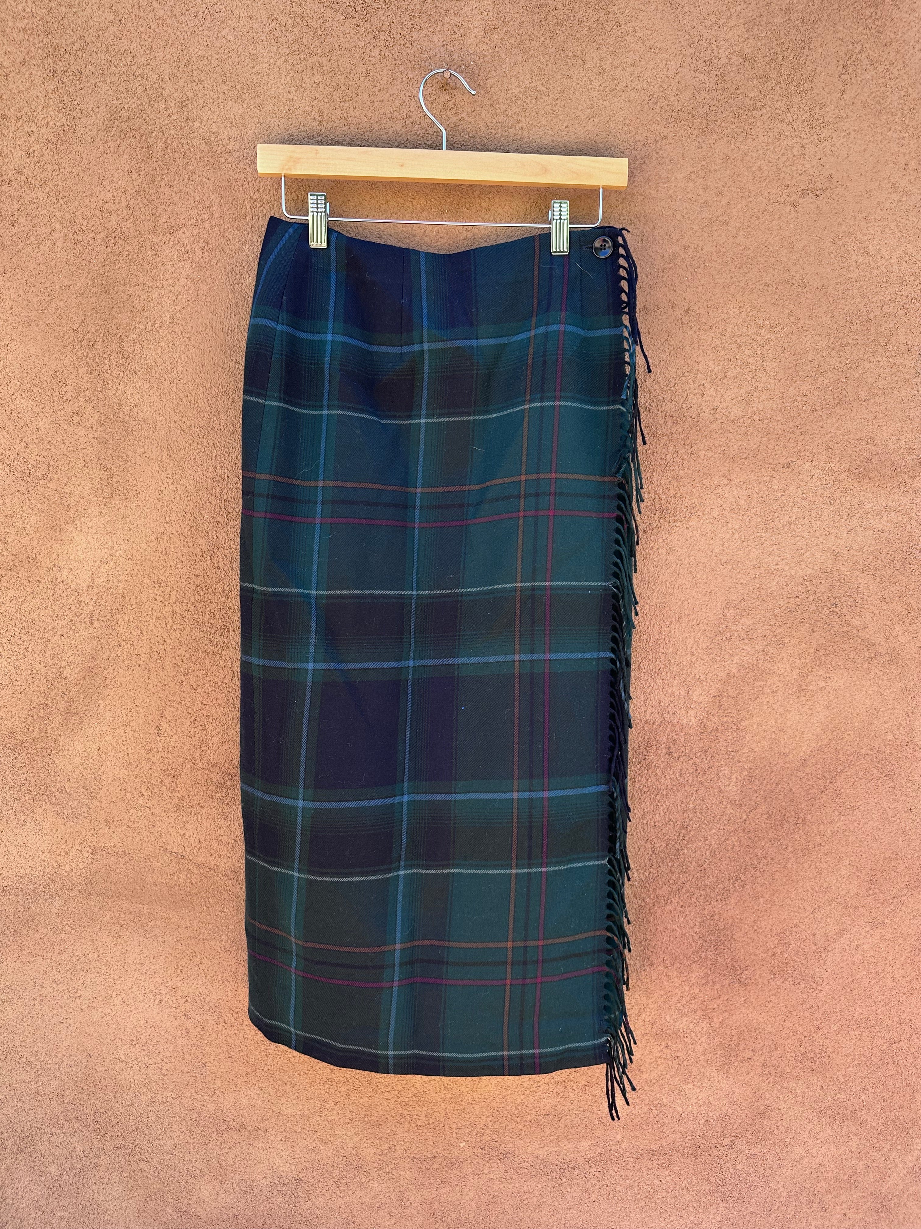 Vintage Worsted Wool Tartan Skirt – DESERT MOSS VINTAGE