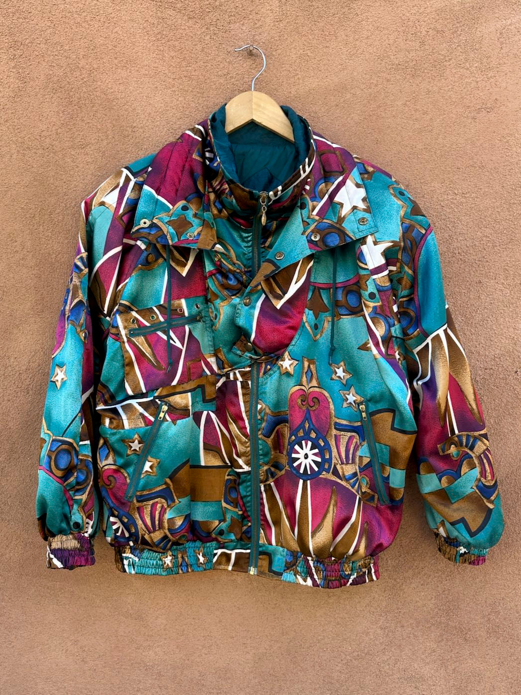 Vintage 1980's Lavon Nylon Bomber Jacket – DESERT MOSS VINTAGE