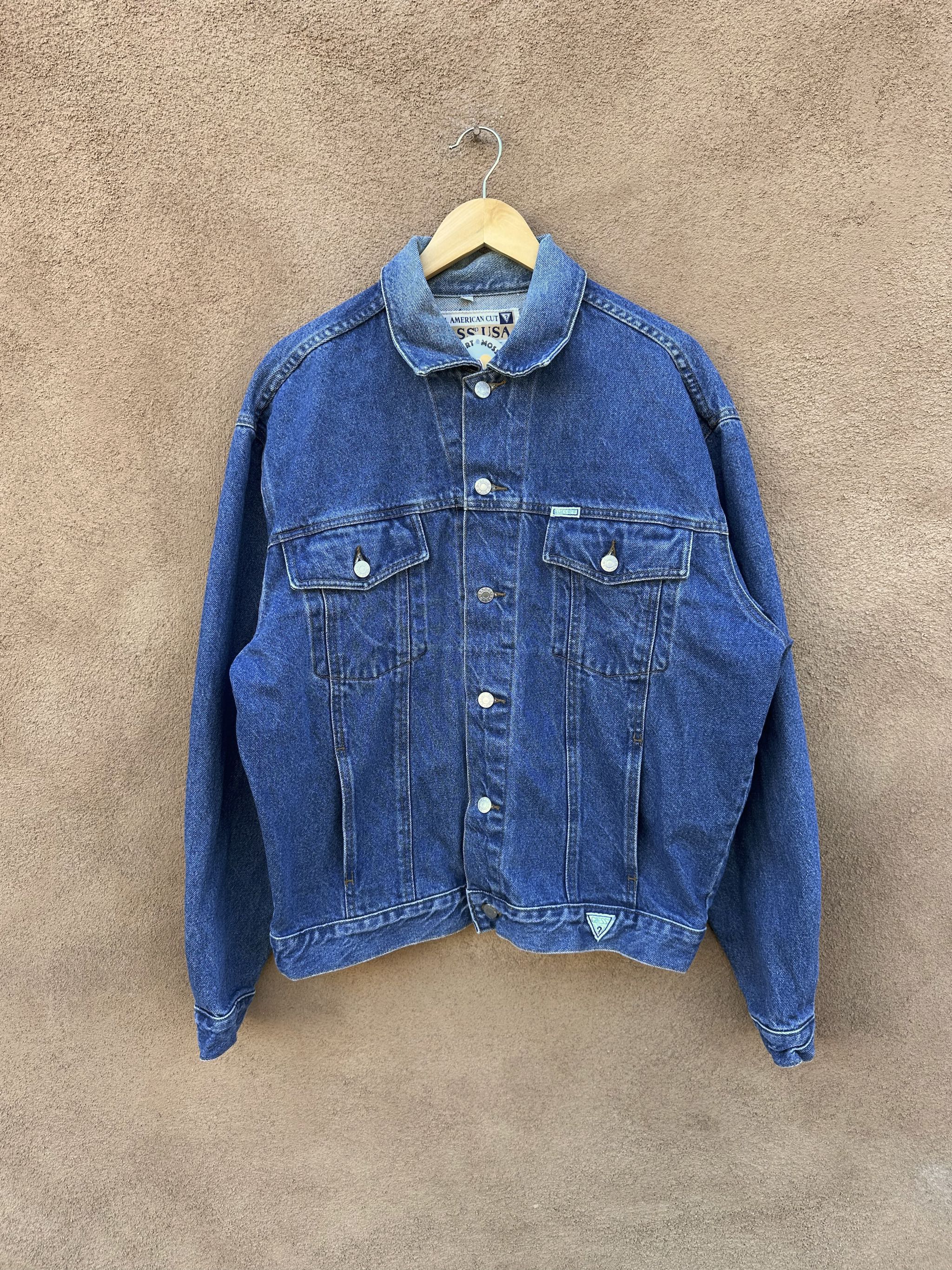 Vintage Guess USA by Georges Marciano Denim Jacket - XL – DESERT MOSS ...