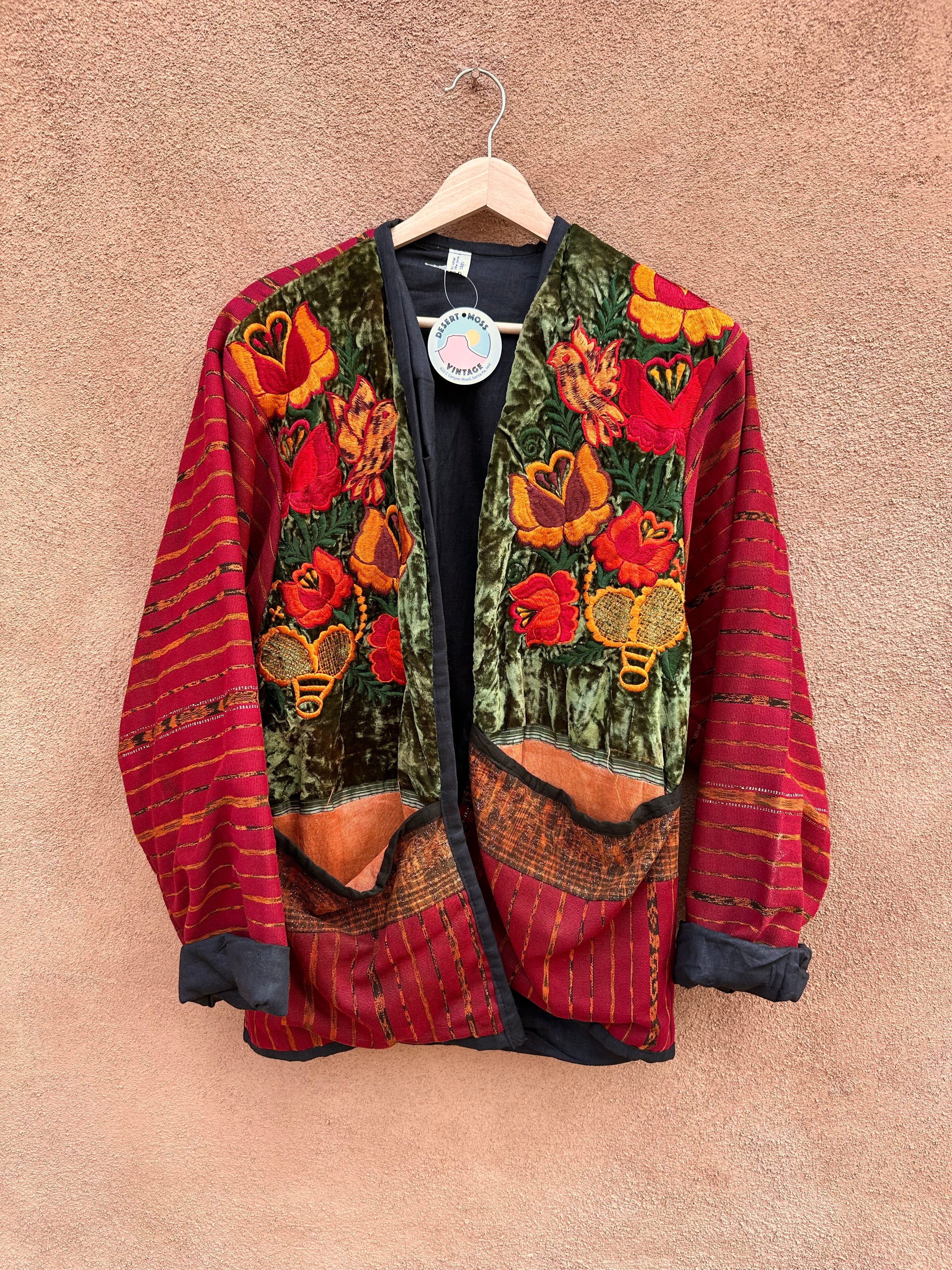 Vintage Guatemalan Jacket with Intricate Floral/Fauna Embroidery ...