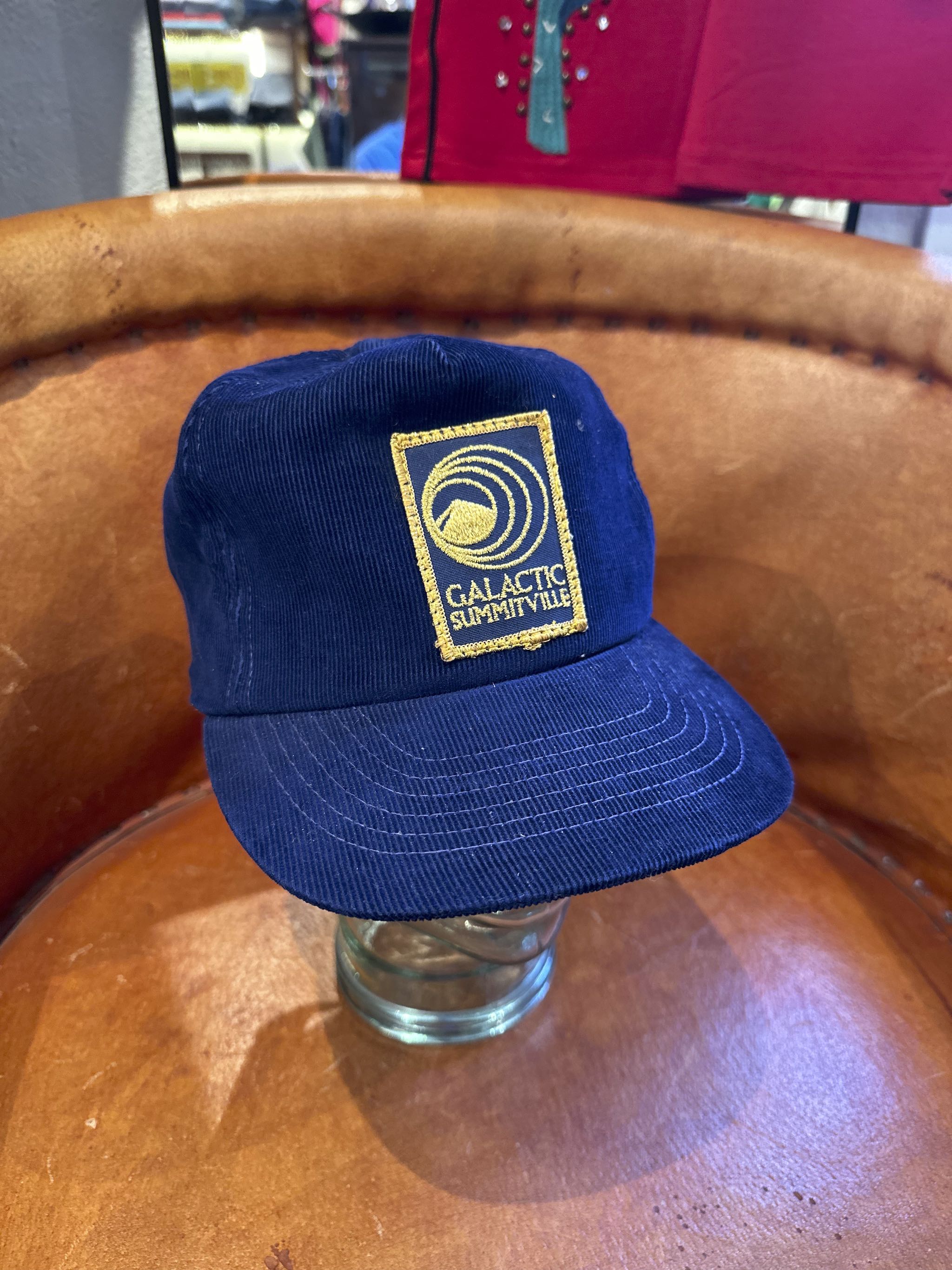 Vintage 1980's Blue Corduroy Galactic Summitville Cap – DESERT MOSS VINTAGE