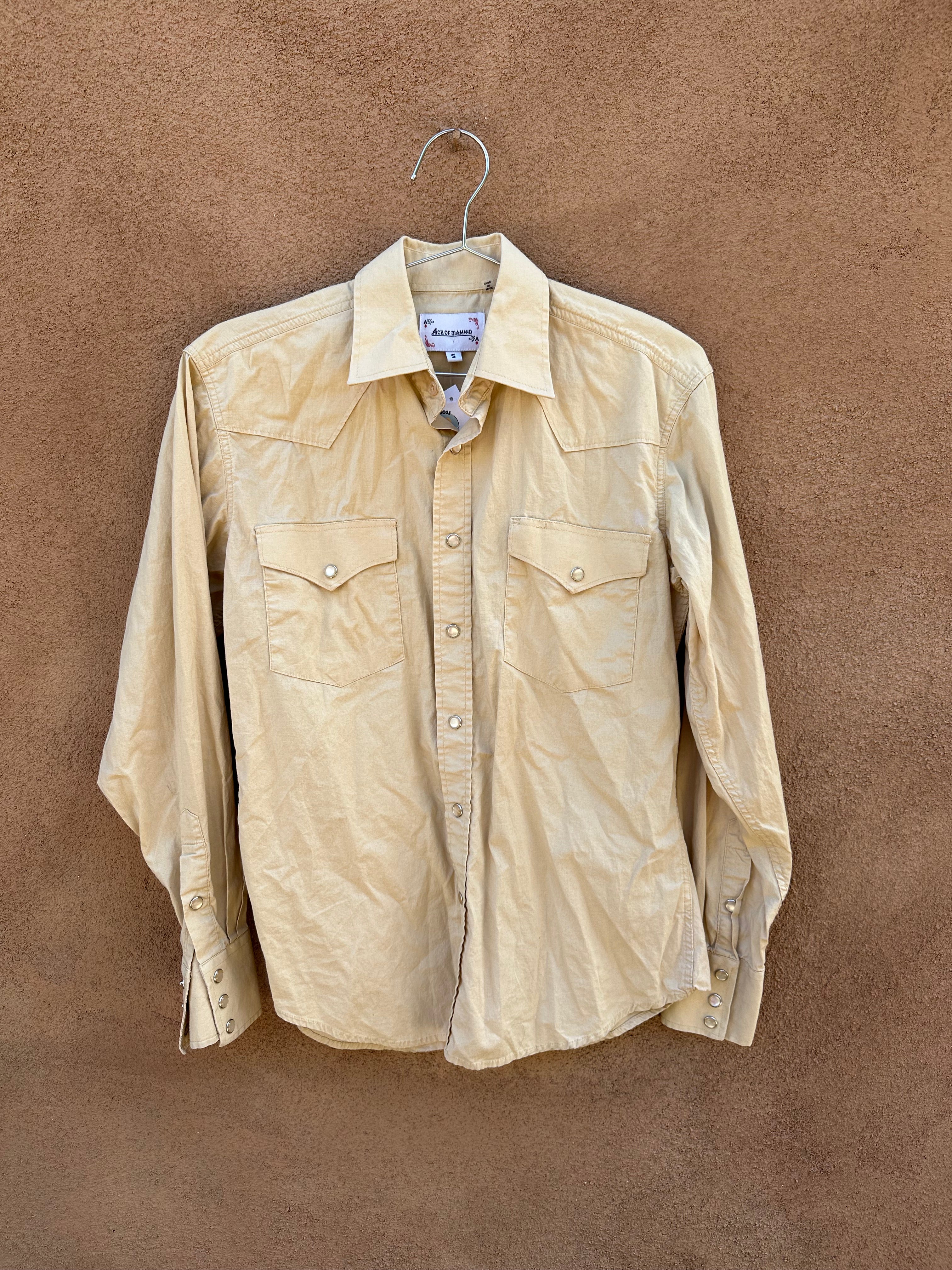 Ace of Diamonds Pearl Snap Shirt – DESERT MOSS VINTAGE