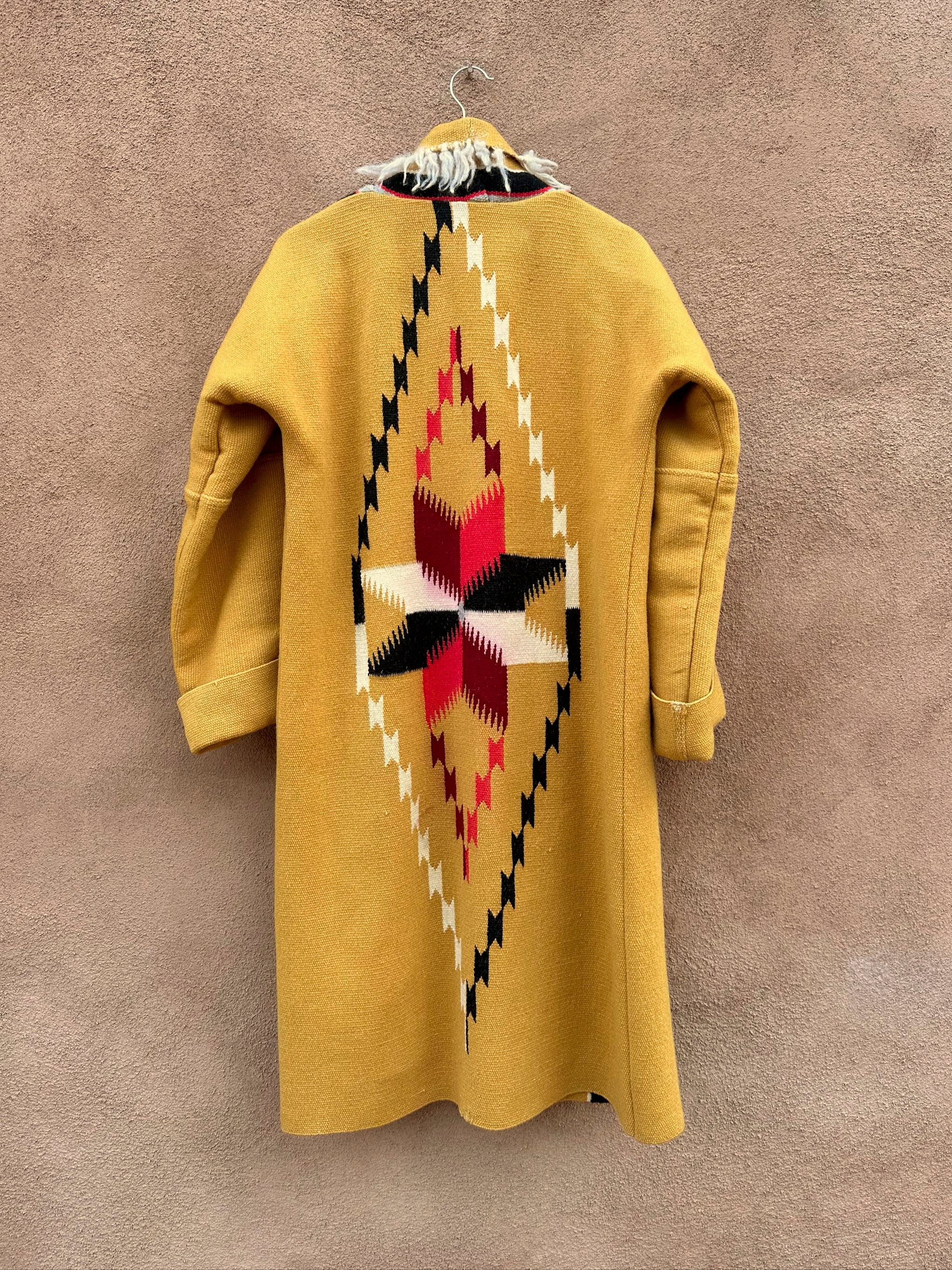 Vintage 1970's Yellow Chimayo Jacket OSFM - as is – DESERT MOSS VINTAGE