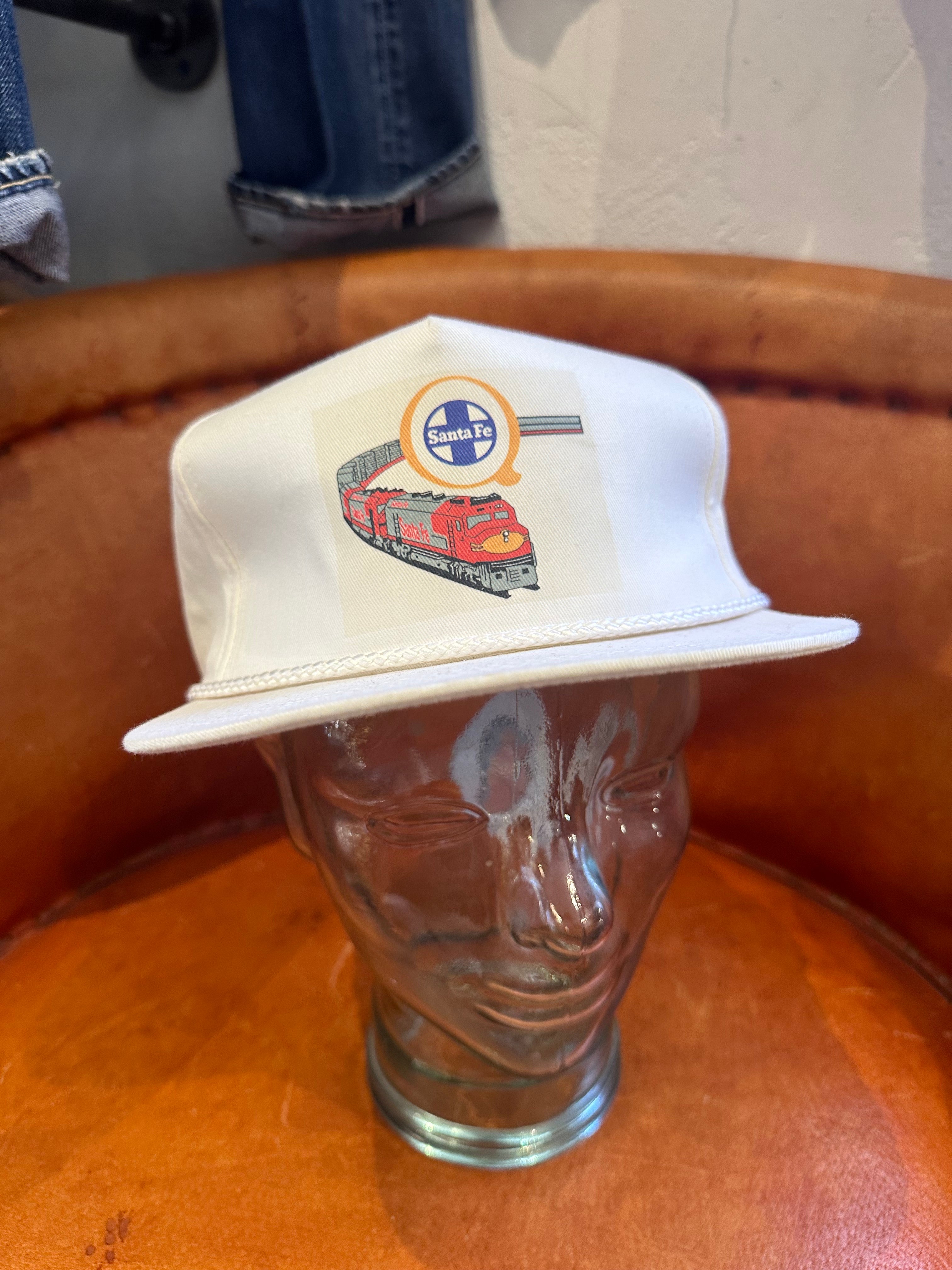 Vintage White Santa Fe Super Chief Snapback Cap – DESERT MOSS VINTAGE