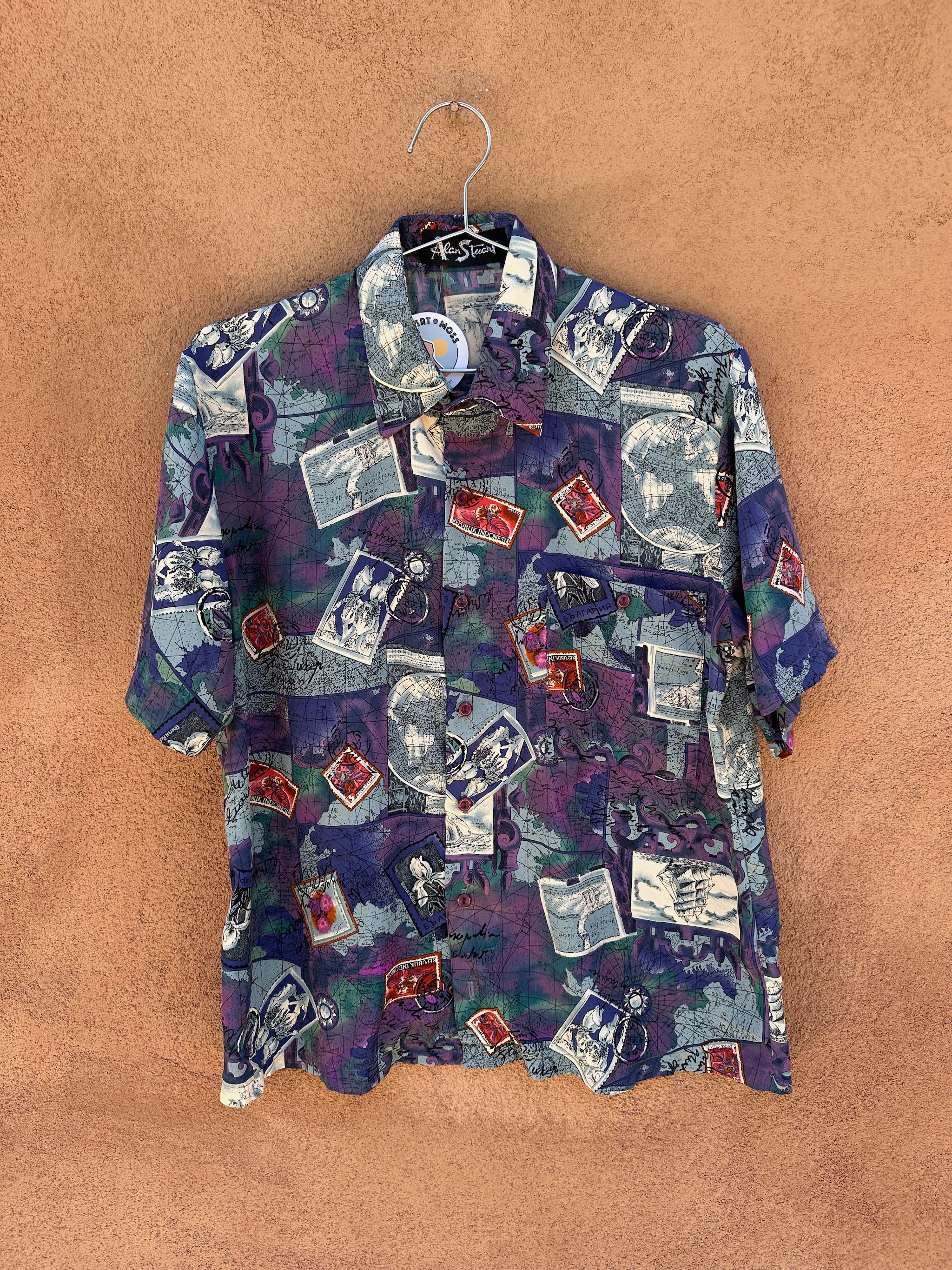 Vintage Alan Stuart Silk Shirt – DESERT MOSS VINTAGE