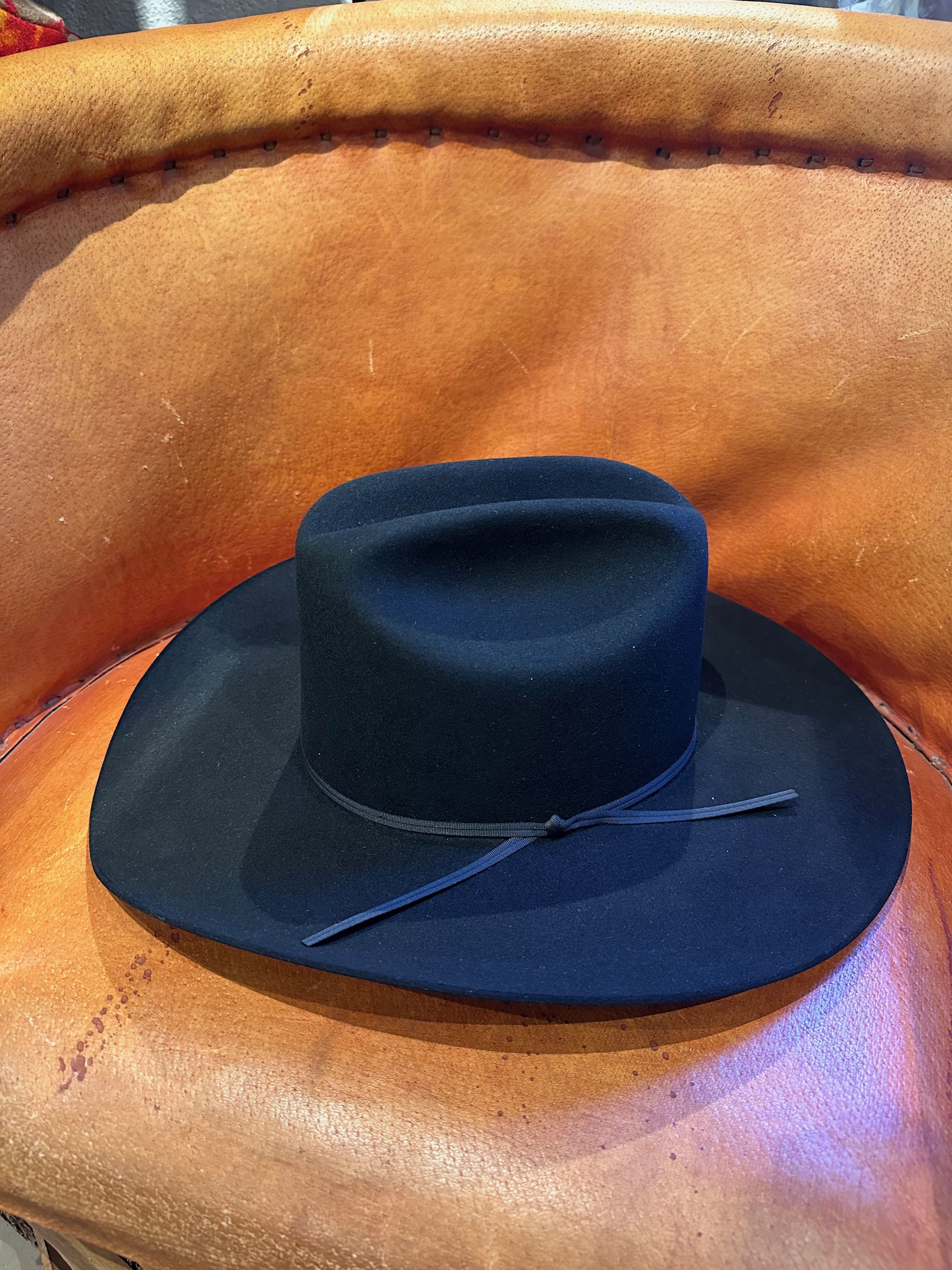 Vintage Black Resistol PRCA Roughneck Cowboy Hat - Size 7 – DESERT MOSS ...