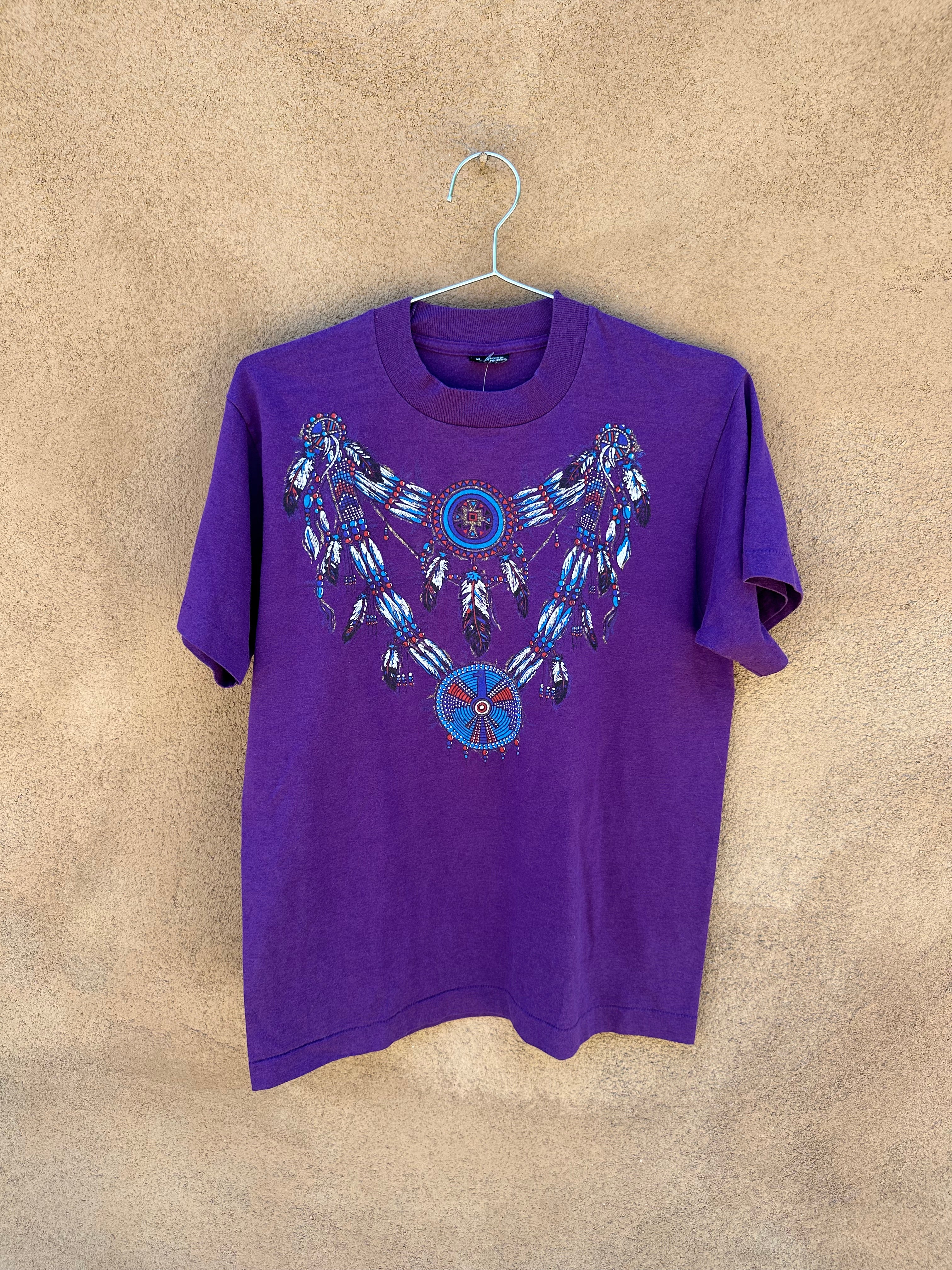Vintage Purple Native American T-shirt – DESERT MOSS VINTAGE