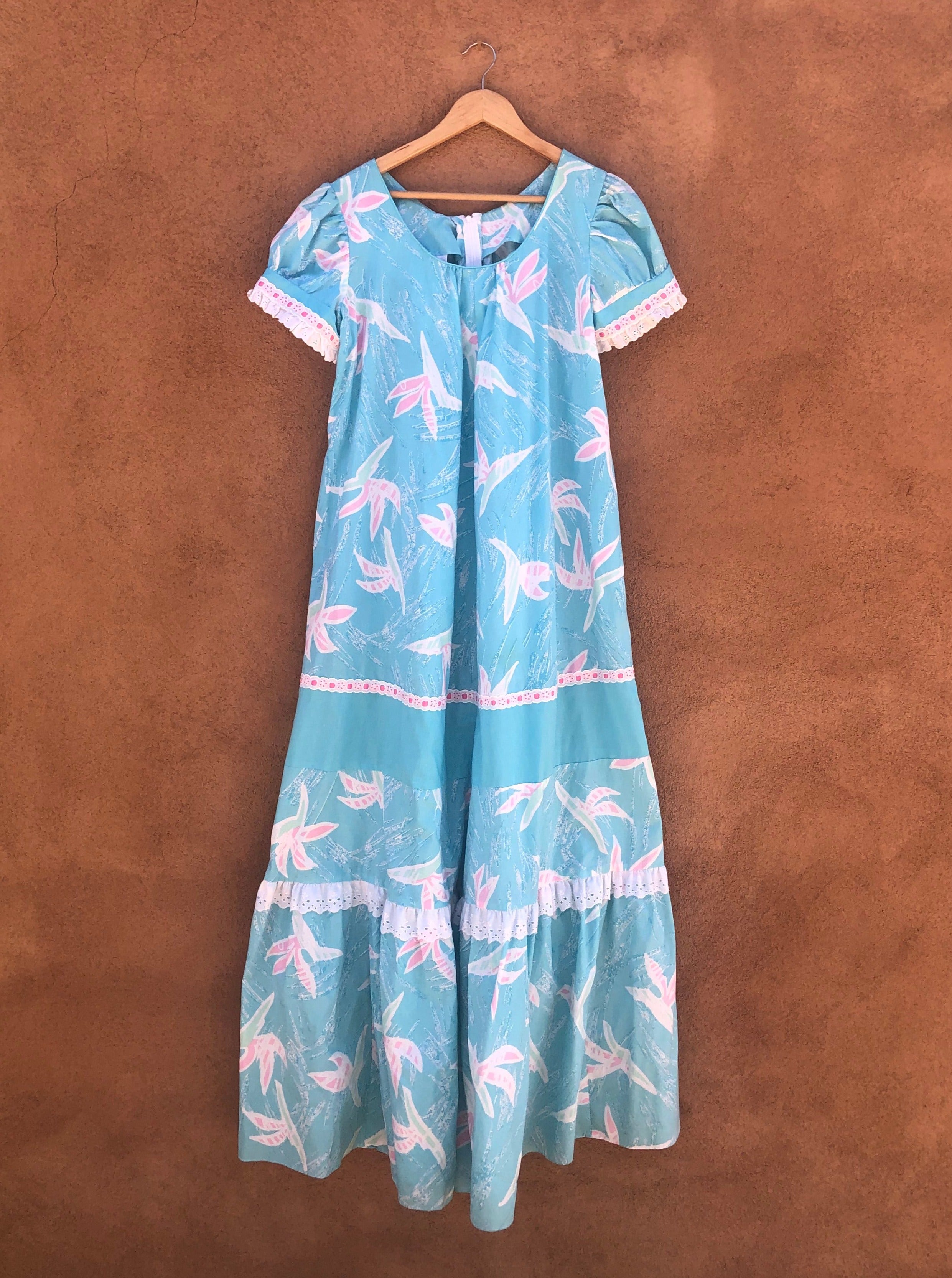Vintage Baby Blue MuuMuu - Size 15/16 – DESERT MOSS VINTAGE
