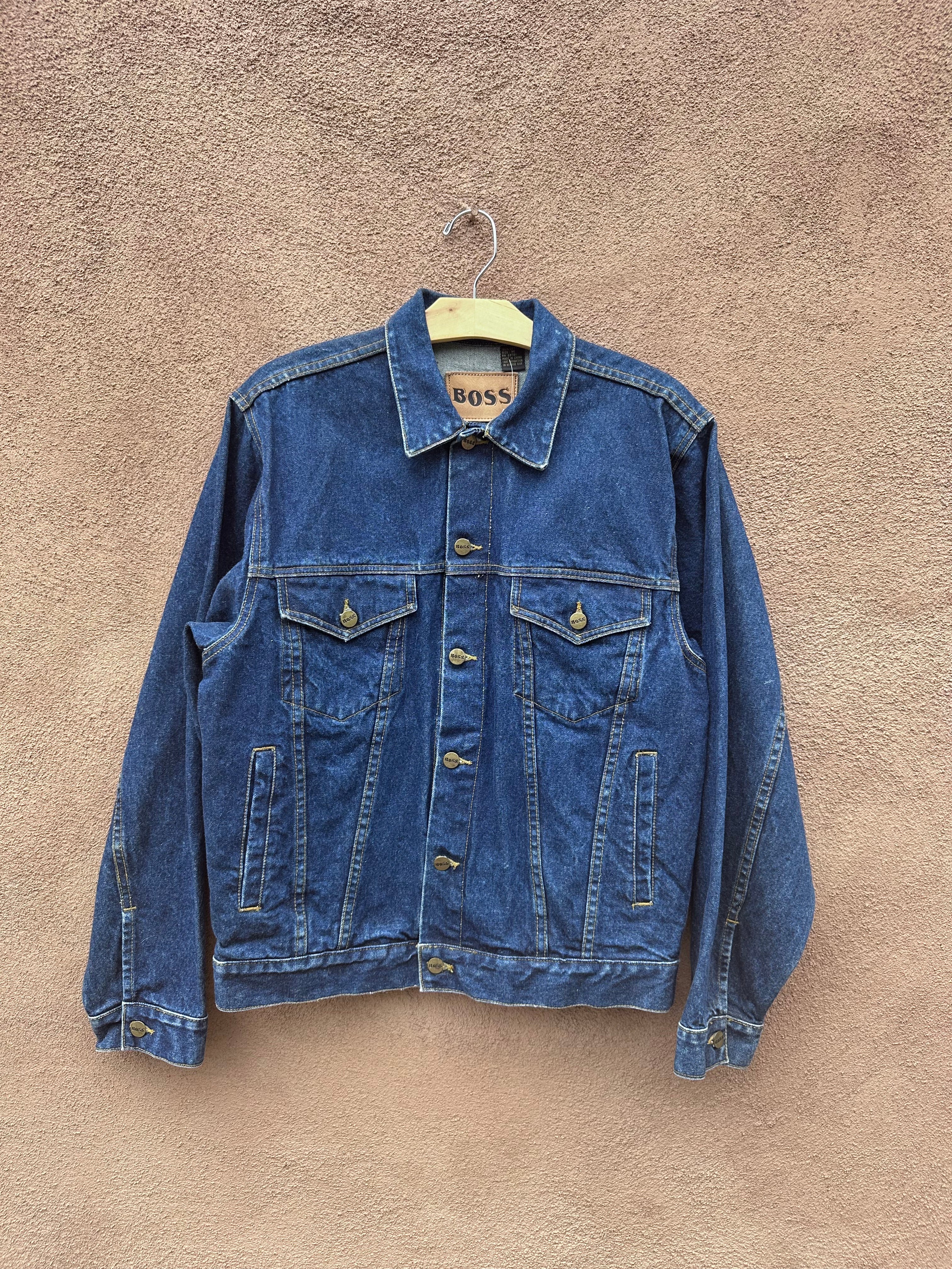 Vintage 90's Boss Denim Jacket – DESERT MOSS VINTAGE