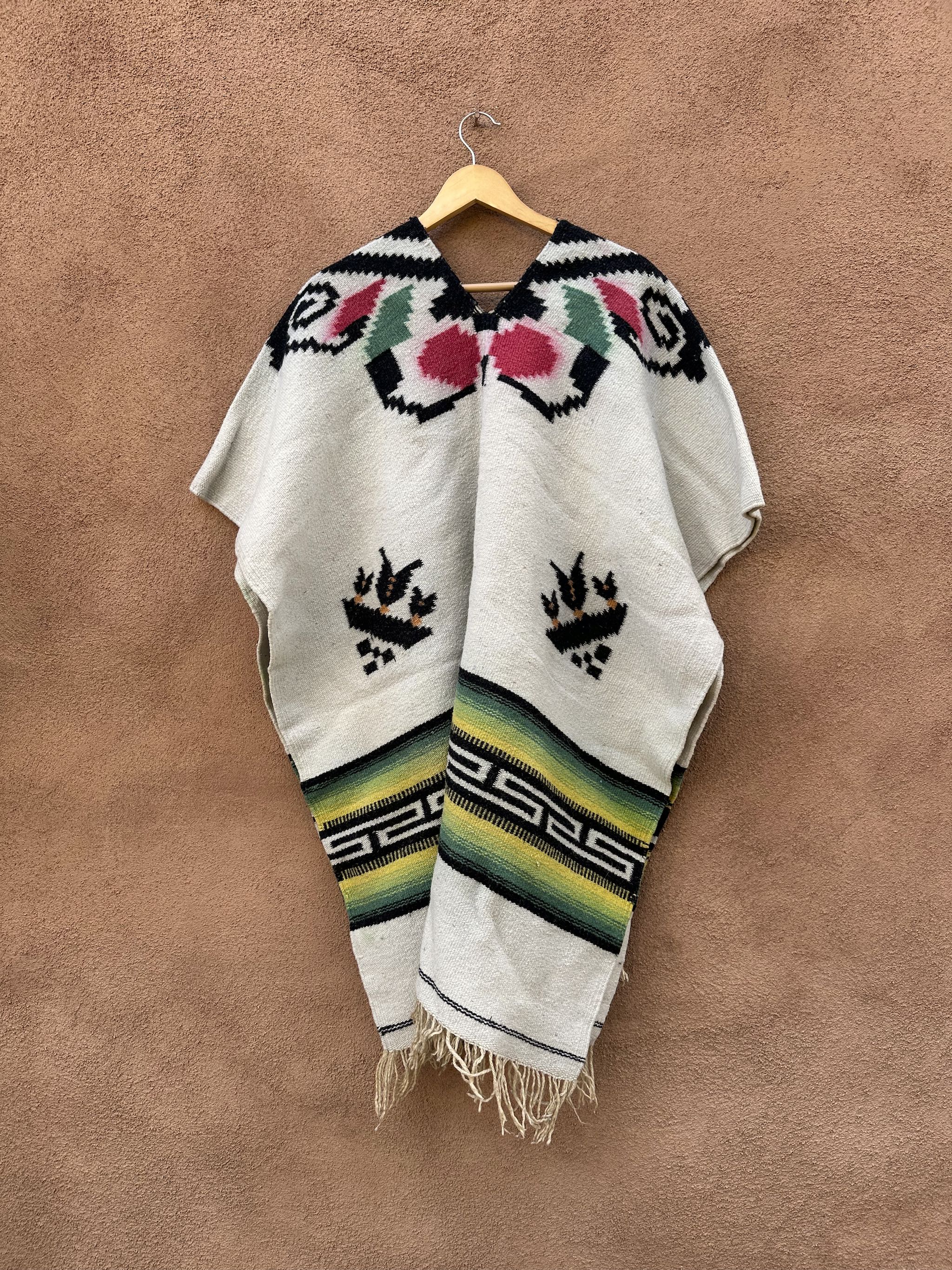 Vintage Authentic Mexican Poncho - as is – DESERT MOSS VINTAGE