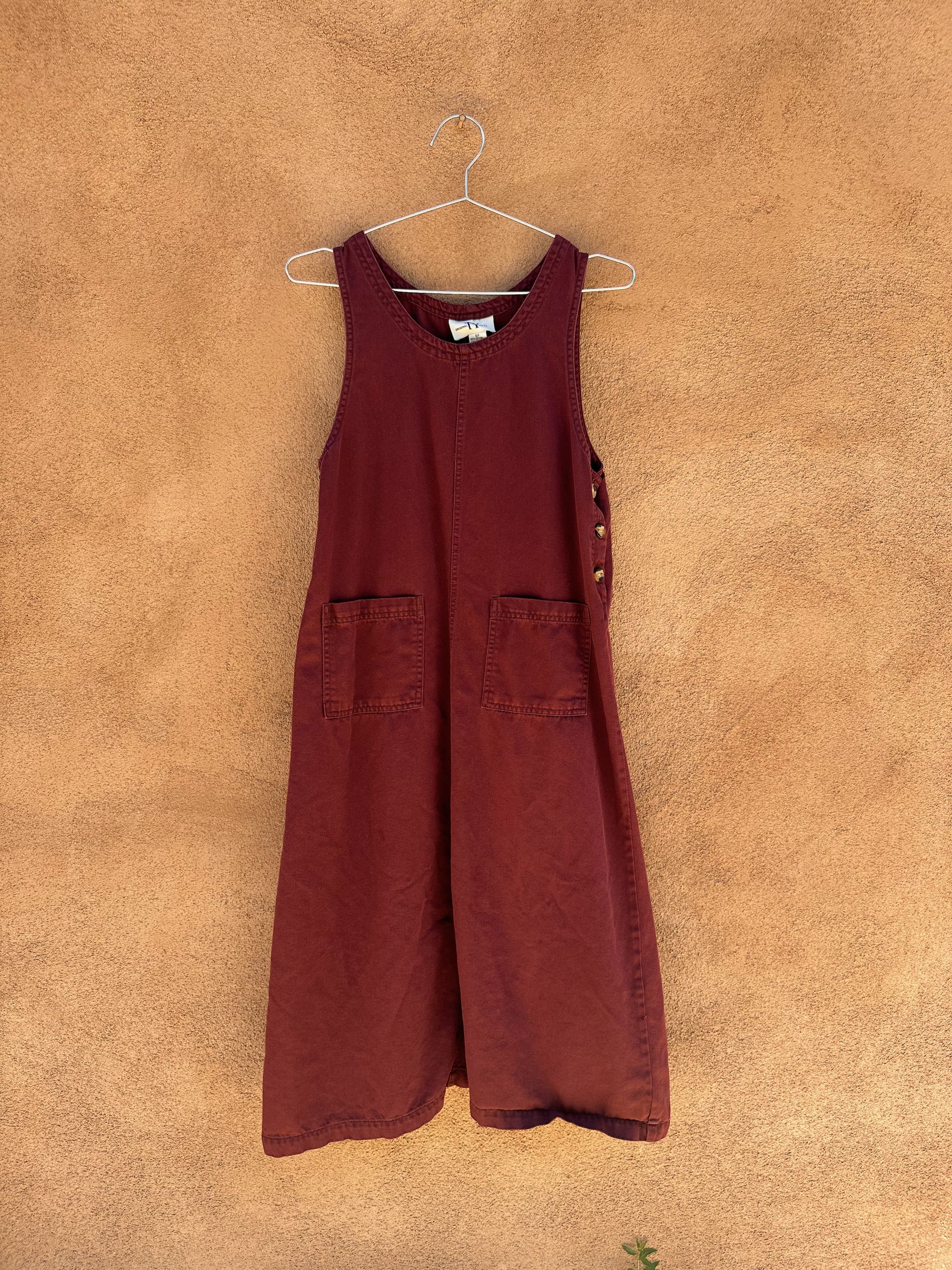 Vintage Original TY Wear Maroon Dress – DESERT MOSS VINTAGE