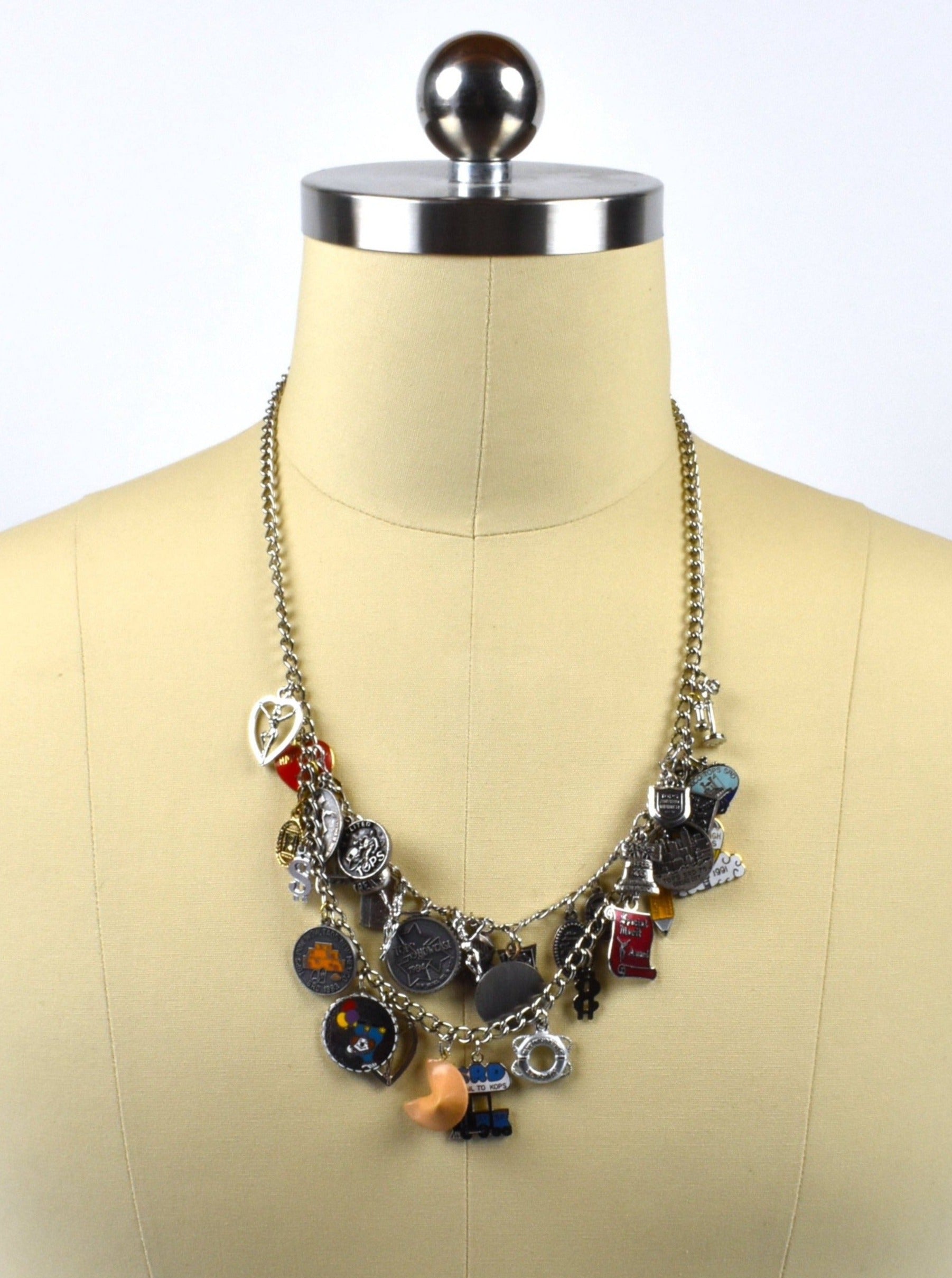 Vintage 1980's-1990's TOPS Large Collection Charm Necklace – DESERT ...