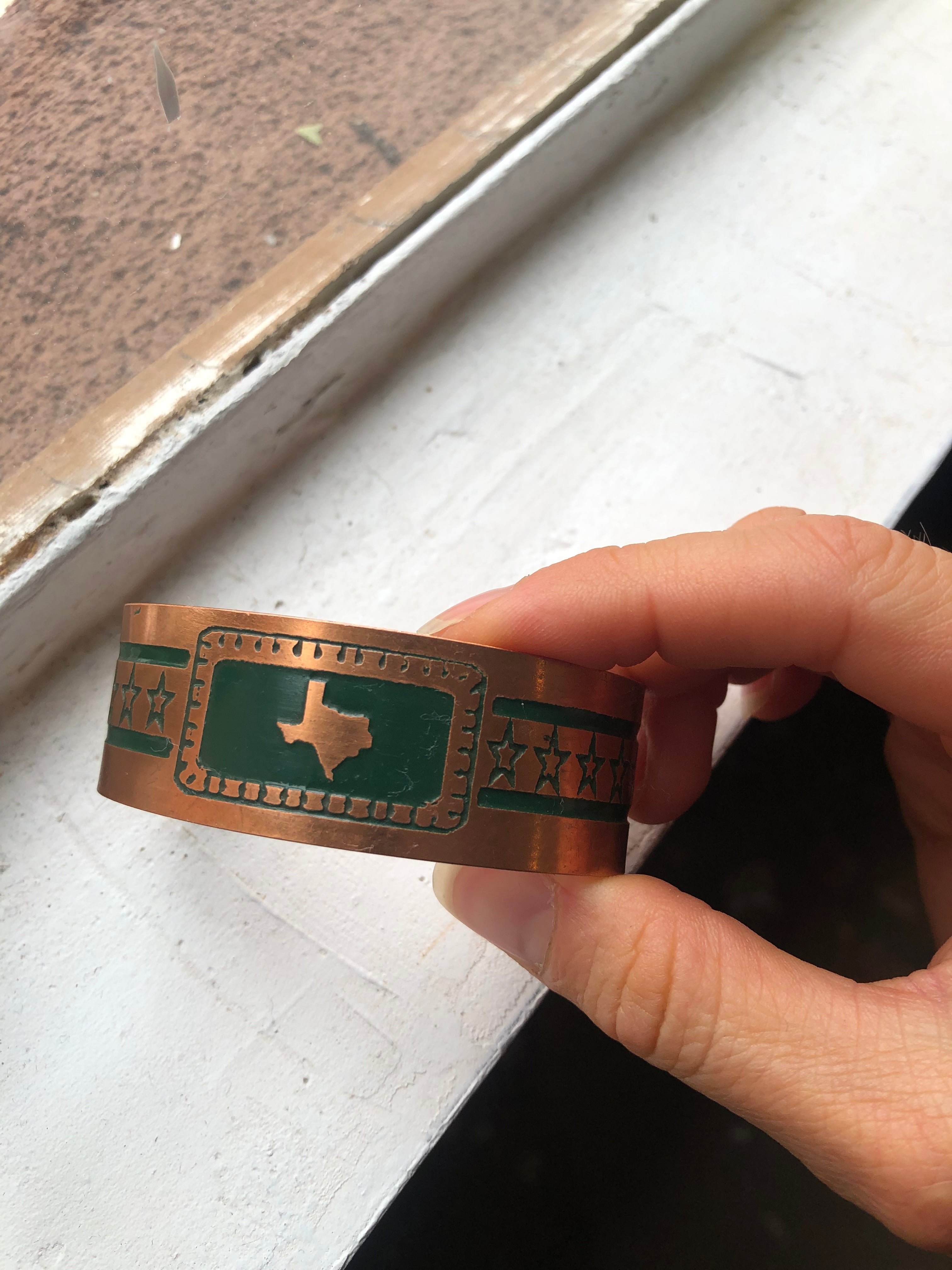 Texas Copper Cuff – DESERT MOSS VINTAGE