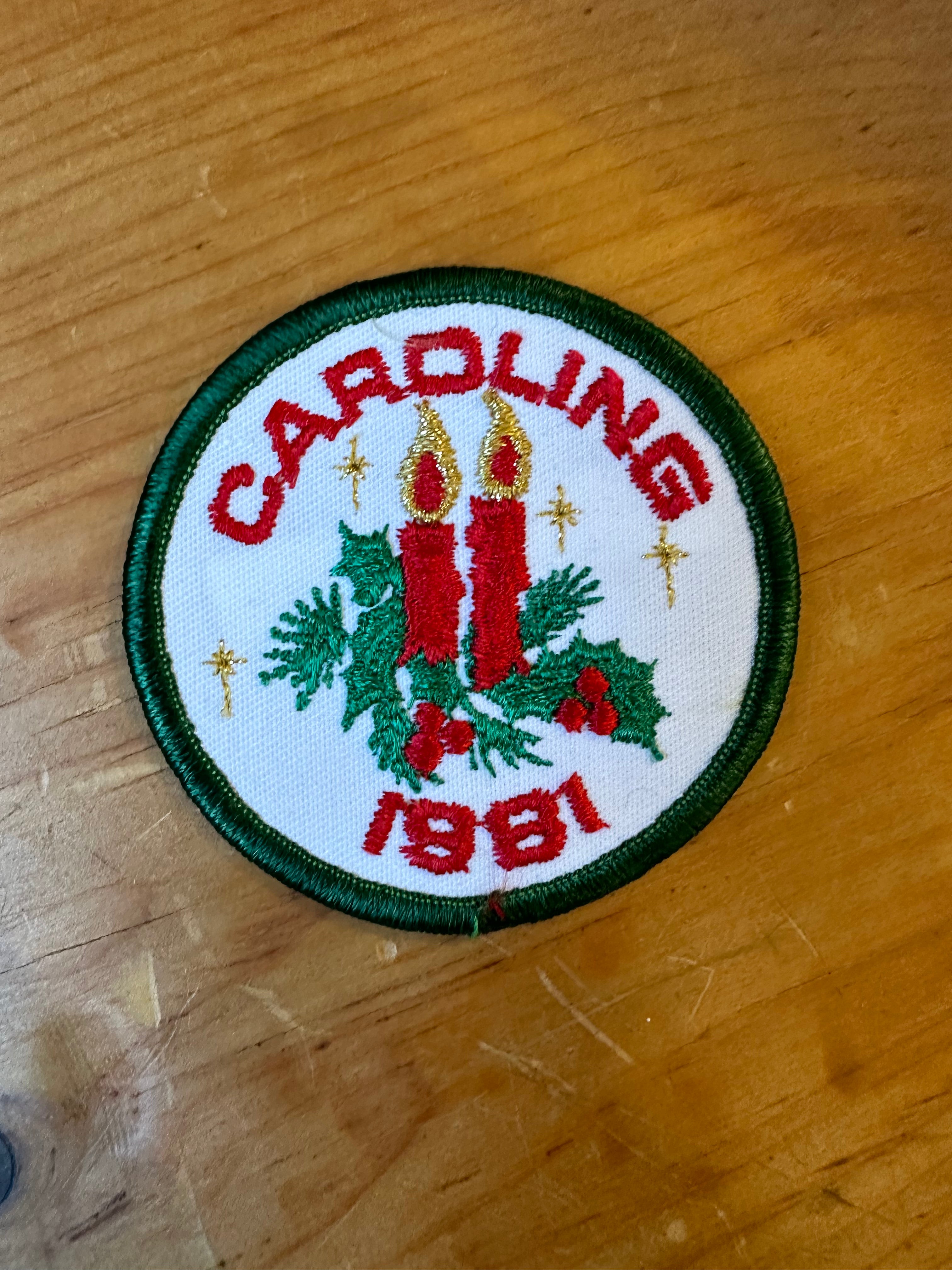 Vintage Caroling 1981 Patch – DESERT MOSS VINTAGE