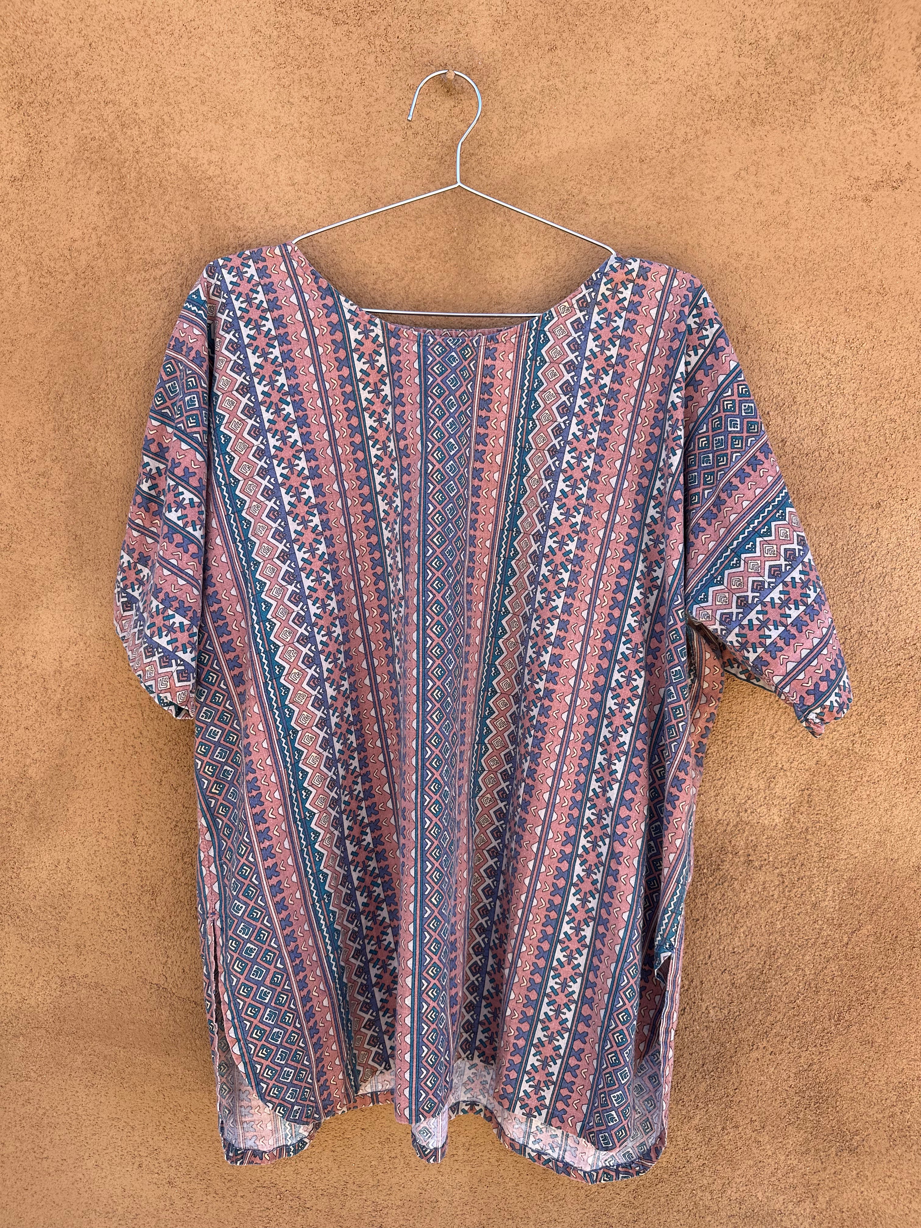 Vintage Tribal Tunic Style Top – DESERT MOSS VINTAGE